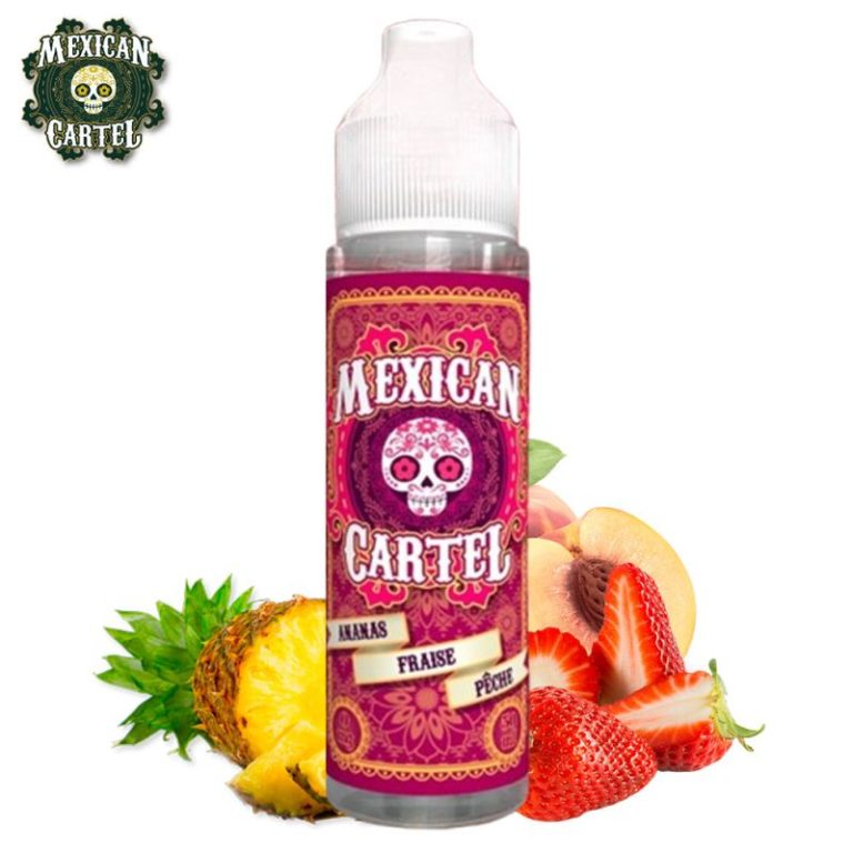 Ananas Fraise Peche 50ml – Mexican Cartel – La Havane Nîmes